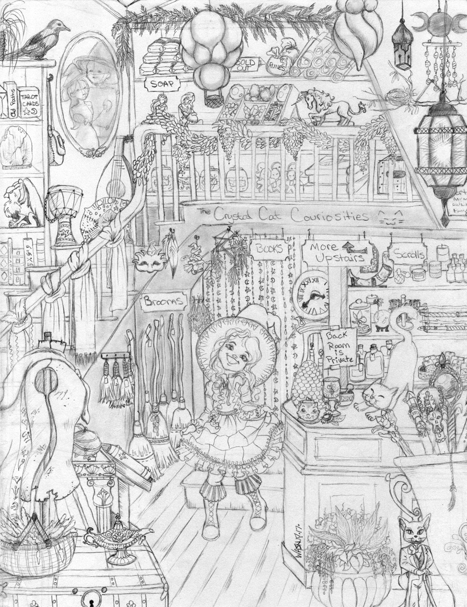 Draw 50 Things~ Little Witch Thrift Shop | SVSLearn Forums