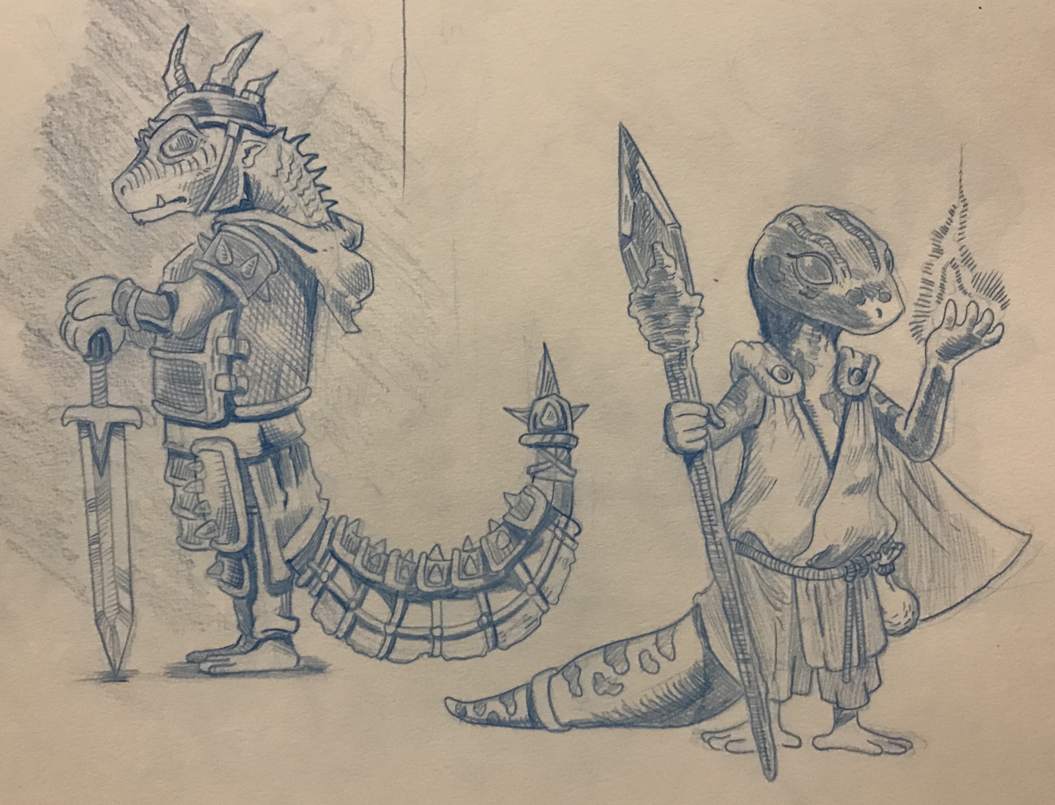 Draw 100 somethings Lizardfolk characters | SVSLearn Forums