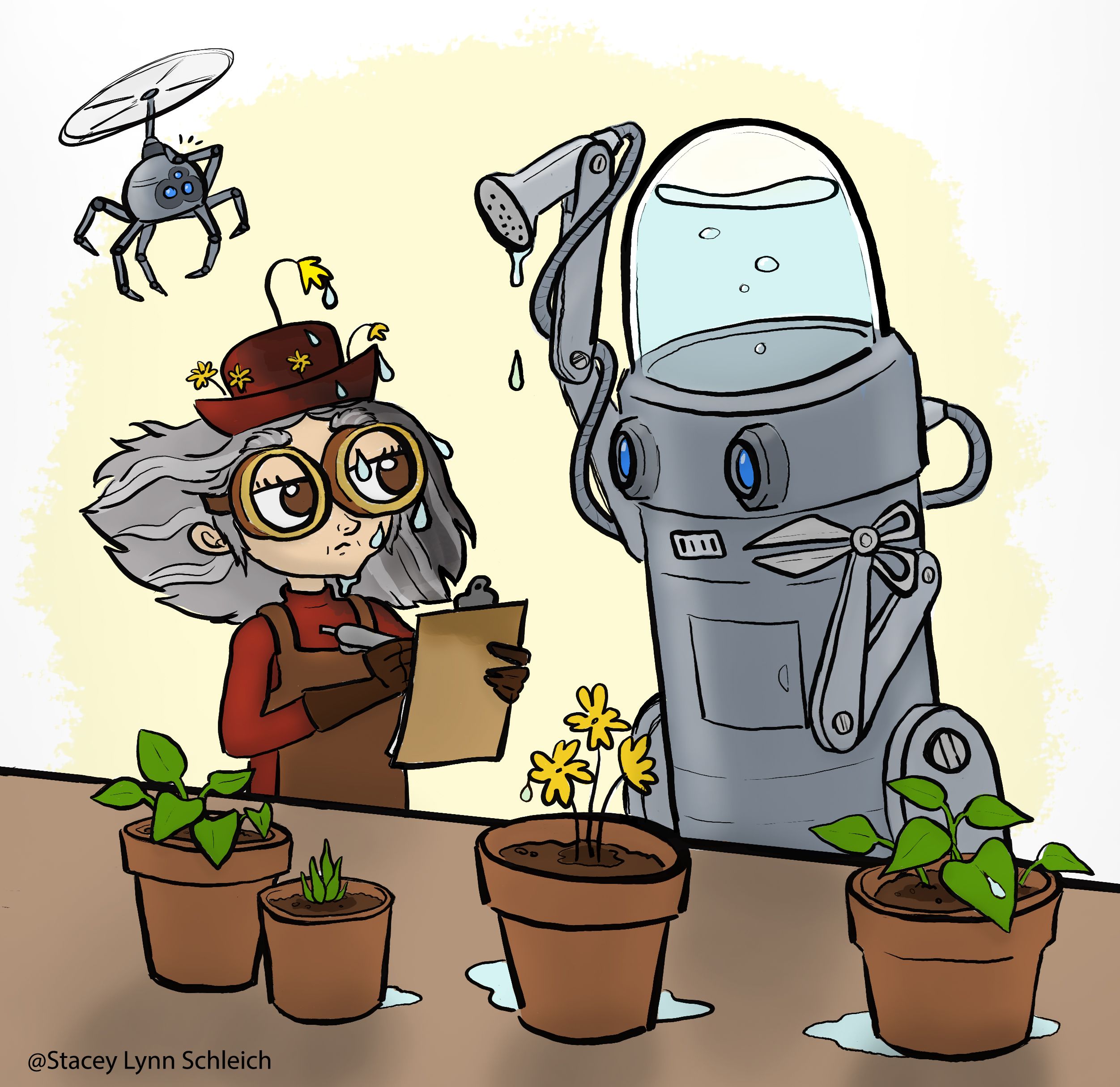 APRIL CONTEST: Lisa's robot invention worked great, until it did this ...